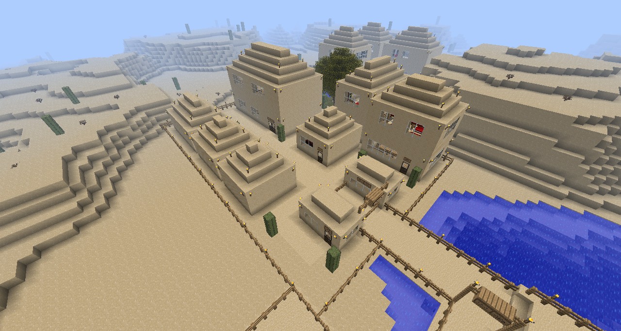 Desert Town Minecraft Map